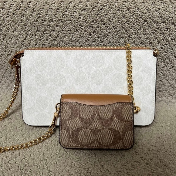 Coach | Bags | Coach Poppy Crossbody In Blocked Signature Canvas Ca843 ...